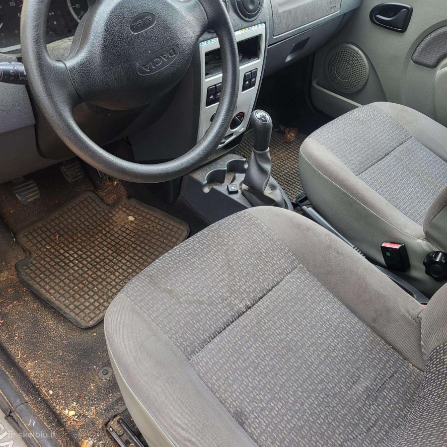 Dzeltens Dacia Logan 2006 Kauņa, ar dzinēja tilpumu 1.60 L un nobraukumu 300 tūkst. km par 850 €, foto 3 vietnē AUTOMOTO.COM.LV