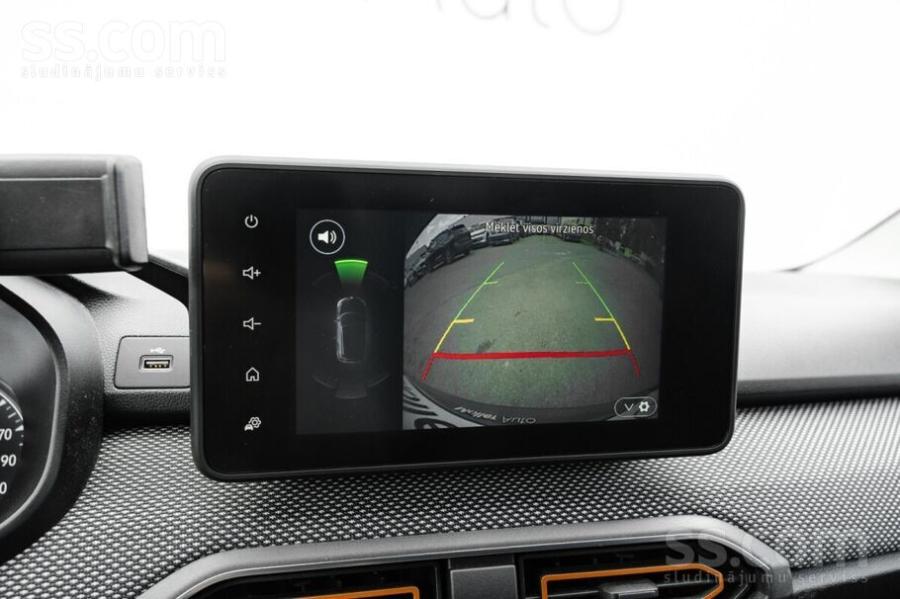 Black Dacia Sandero 2021 in Riga, with an engine capacity of 1.00 L and mileage of 56 thousand km for 12650 €, photo 17 on AUTOMOTO.COM.LV