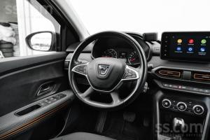 Black Dacia Sandero 2021 in Riga, with an engine capacity of 1.00 L and mileage of 56 thousand km for 12650 €, photo 20 on AUTOMOTO.COM.LV