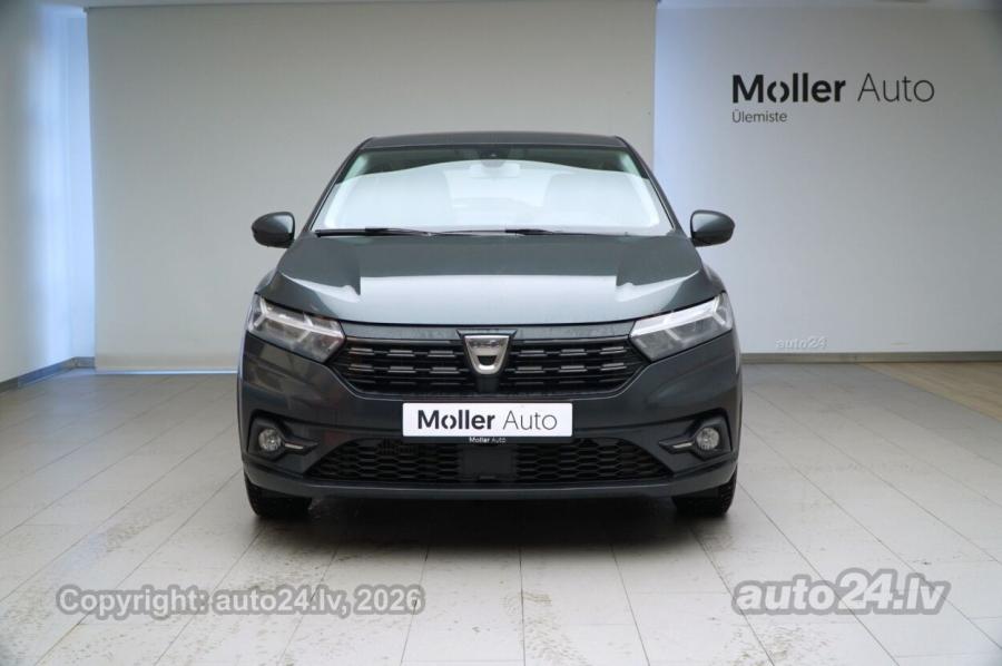 Black Dacia Sandero 2021 in Tallinn, with an engine capacity of 1.00 L and mileage of 71 thousand km for 12900 €, photo 2 on AUTOMOTO.COM.LV