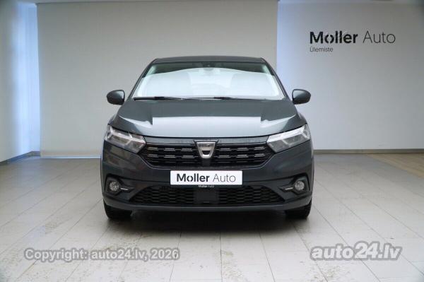Black Dacia Sandero 2021 in Tallinn, with an engine capacity of 0.90 L and mileage of 71 thousand km for 15100 €, photo 2 on AUTOMOTO.COM.LV