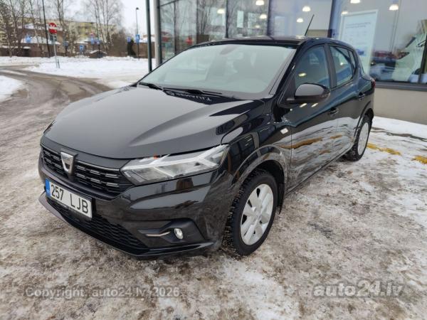 Black Dacia Sandero 2021 in Tartu, with an engine capacity of 1.00 L and mileage of 31 thousand km for 10490 €, photo 7 on AUTOMOTO.COM.LV