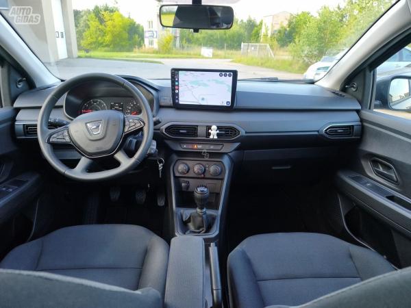 Black Dacia Sandero 2021 in Anyksciai, with an engine capacity of 1.00 L and mileage of 26 thousand km for 7400 €, photo 9 on AUTOMOTO.COM.LV