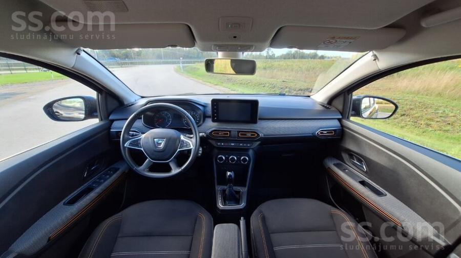 Melns Dacia Sandero 2022 Rīga, ar dzinēja tilpumu 1.00 L un nobraukumu 83 tūkst. km par 11100 €, foto 5 vietnē AUTOMOTO.COM.LV