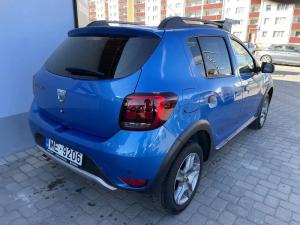 Blue Dacia Sandero 2019 in Talsi, with an engine capacity of 0.90 L and mileage of 127 thousand km for 5800 €, photo 4 on AUTOMOTO.COM.LV
