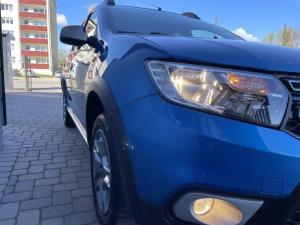 Blue Dacia Sandero 2019 in Talsi, with an engine capacity of 0.90 L and mileage of 127 thousand km for 5800 €, photo 24 on AUTOMOTO.COM.LV