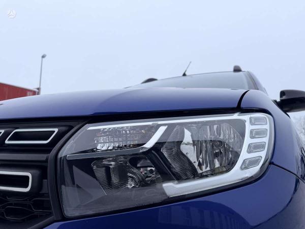 Blue Dacia Sandero 2020 in Taurage, with an engine capacity of 1.46 L and mileage of 120 thousand km for 6999 €, photo 3 on AUTOMOTO.COM.LV
