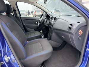 Blue Dacia Sandero 2020 in Taurage, with an engine capacity of 1.46 L and mileage of 120 thousand km for 6999 €, photo 28 on AUTOMOTO.COM.LV
