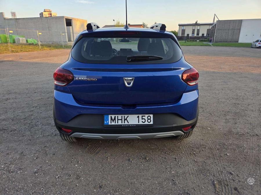 Zils Dacia Sandero 2022 Kauņa, ar dzinēja tilpumu 1.00 L un nobraukumu 73 tūkst. km par 10900 €, foto 8 vietnē AUTOMOTO.COM.LV