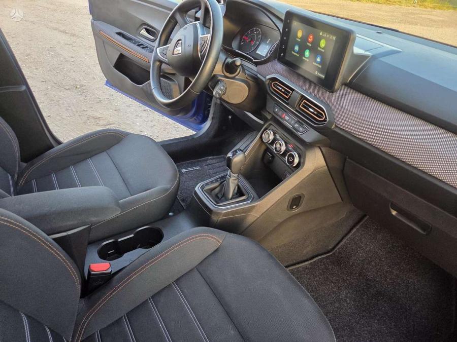 Zils Dacia Sandero 2022 Kauņa, ar dzinēja tilpumu 1.00 L un nobraukumu 73 tūkst. km par 10900 €, foto 11 vietnē AUTOMOTO.COM.LV