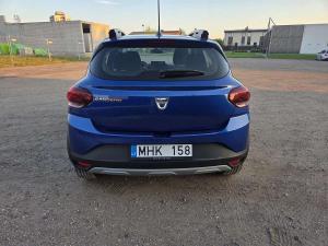 Blue Dacia Sandero 2022 in Kaunas, with an engine capacity of 1.00 L and mileage of 73 thousand km for 10900 €, photo 7 on AUTOMOTO.COM.LV