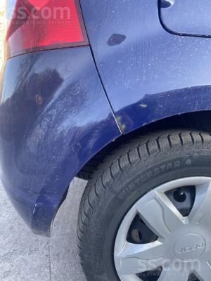 Blue Dacia Sandero 2008 in Riga, with an engine capacity of 1.40 L and mileage of 89 thousand km for 2100 €, photo 8 on AUTOMOTO.COM.LV
