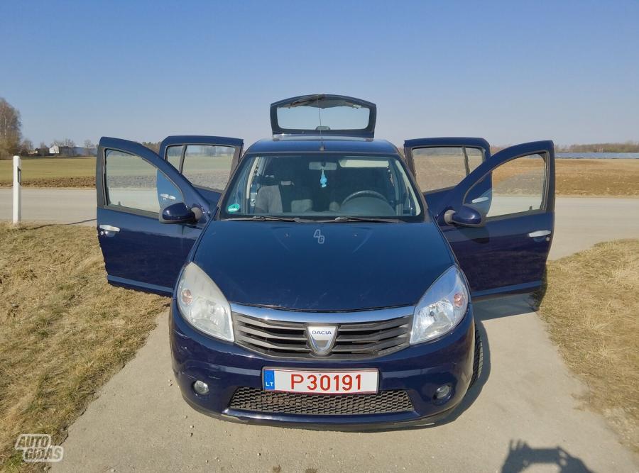 Zils Dacia Sandero 2010 Vilkaviškis, ar dzinēja tilpumu 1.20 L un nobraukumu 140 tūkst. km par 1550 €, foto 3 vietnē AUTOMOTO.COM.LV