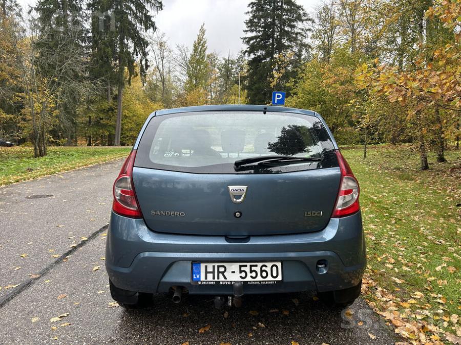 Zils Dacia Sandero 2011 Alūksne, ar dzinēja tilpumu 1.50 L un nobraukumu 0 tūkst. km par 1850 €, foto 7 vietnē AUTOMOTO.COM.LV