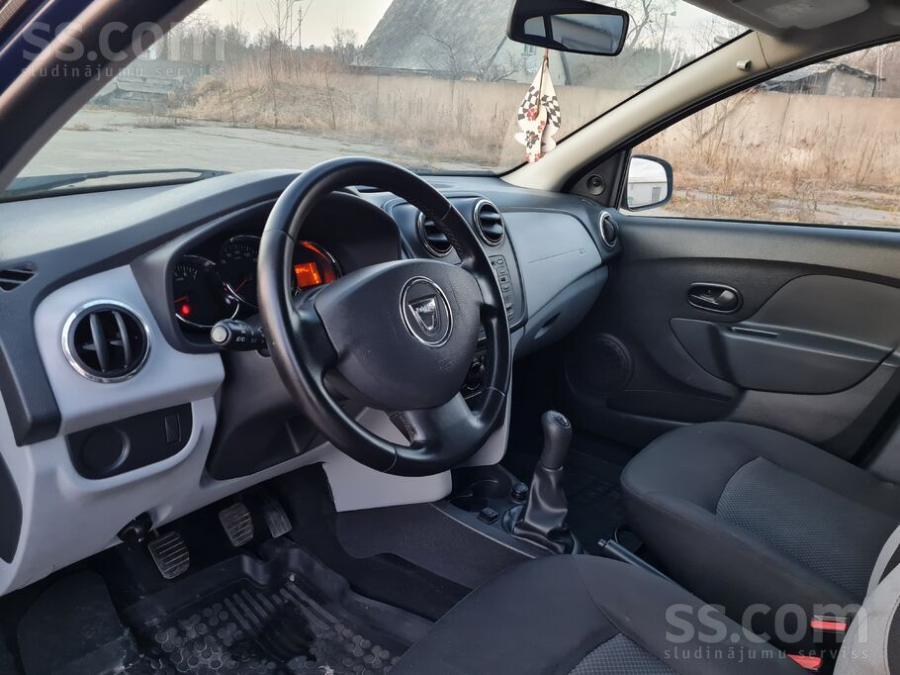 Zils Dacia Sandero 2013 Ogre, ar dzinēja tilpumu 1.20 L un nobraukumu 0 tūkst. km par 2990 €, foto 15 vietnē AUTOMOTO.COM.LV