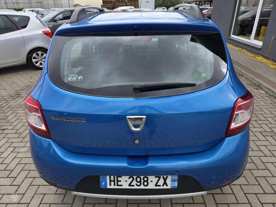 Zils Dacia Sandero 2015 Tauragė, ar dzinēja tilpumu 1.50 L un nobraukumu 292 tūkst. km par 3950 €, foto 17 vietnē AUTOMOTO.COM.LV