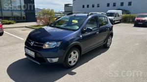 Blue Dacia Sandero 2016 in Riga, with an engine capacity of 1.50 L and mileage of 213 thousand km for 4450 €, photo  on AUTOMOTO.COM.LV