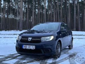 Blue Dacia Sandero 2018 in Riga, with an engine capacity of 1.00 L and mileage of 64 thousand km for 5200 €, photo  on AUTOMOTO.COM.LV