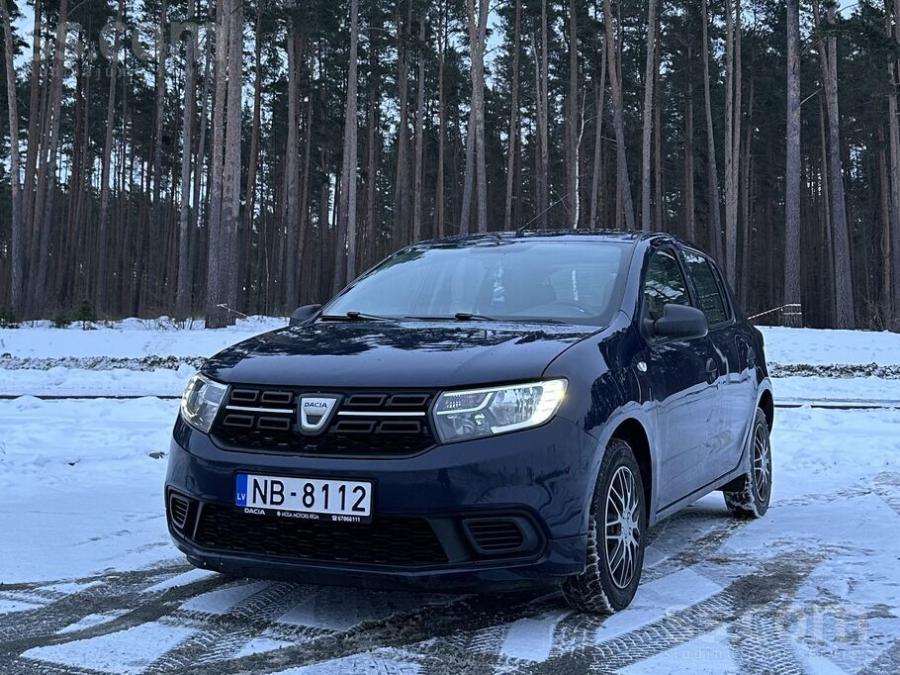Синий Дачия Сандеро 2018 в Рига, объемом двигателя 1.00 л и пробегом 64 тыс. км за 5200 €, фото 1 на AUTOMOTO.COM.LV