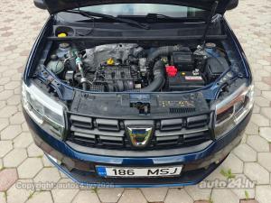 Blue Dacia Sandero 2019 in Paide, with an engine capacity of 1.00 L and mileage of 89 thousand km for 3490 €, photo 9 on AUTOMOTO.COM.LV