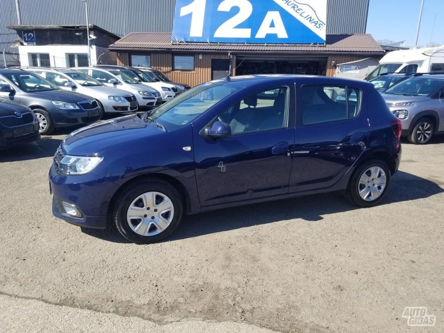 Blue Dacia Sandero 2019 in Kaunas, with an engine capacity of 0.90 L and mileage of 161 thousand km for 3650 €, photo 4 on AUTOMOTO.COM.LV