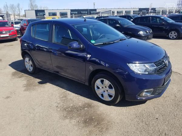 Blue Dacia Sandero 2019 in Kaunas, with an engine capacity of 0.90 L and mileage of 161 thousand km for 3650 €, photo 5 on AUTOMOTO.COM.LV