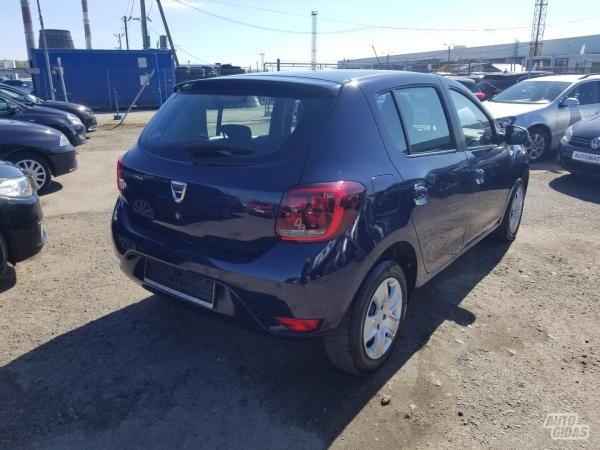 Blue Dacia Sandero 2019 in Kaunas, with an engine capacity of 0.90 L and mileage of 161 thousand km for 3650 €, photo 7 on AUTOMOTO.COM.LV