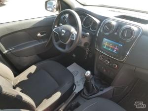 Blue Dacia Sandero 2019 in Kaunas, with an engine capacity of 0.90 L and mileage of 161 thousand km for 3650 €, photo 12 on AUTOMOTO.COM.LV