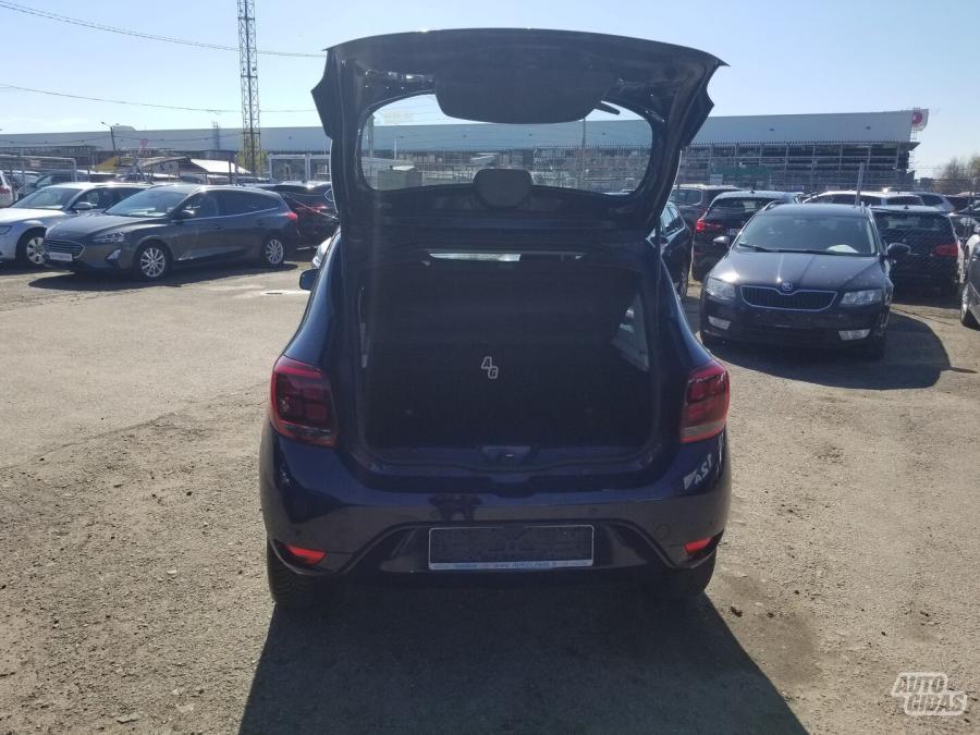 Blue Dacia Sandero 2019 in Kaunas, with an engine capacity of 0.90 L and mileage of 161 thousand km for 3650 €, photo 24 on AUTOMOTO.COM.LV