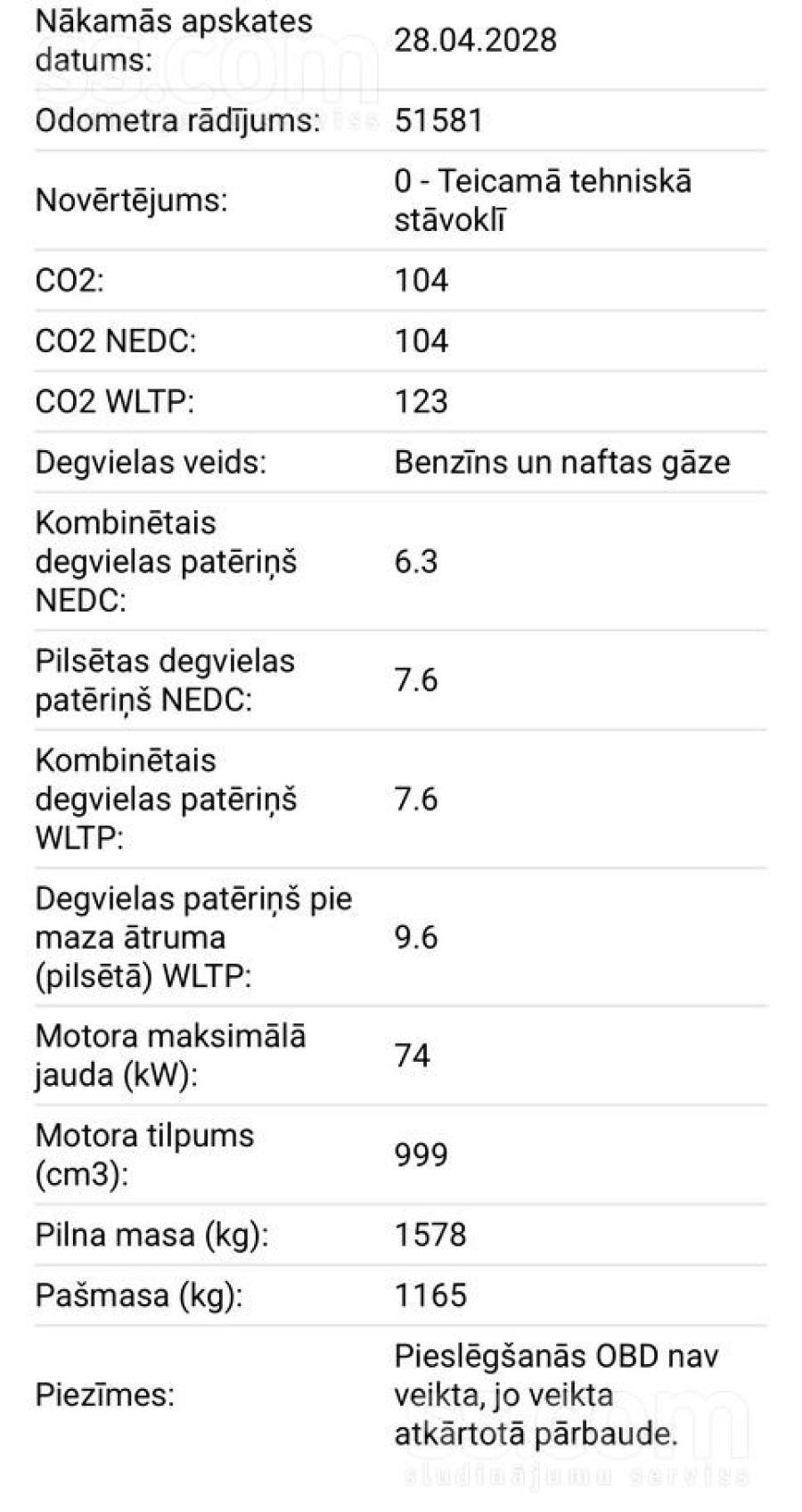 Синий Дачия Сандеро 2020 в Юрмала, объемом двигателя 1.00 л и пробегом 55 тыс. км за 6450 €, фото 10 на AUTOMOTO.COM.LV