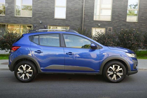 Blue Dacia Sandero 2021 in Vilnius, with an engine capacity of 1.00 L and mileage of 170 thousand km for 8900 €, photo 9 on AUTOMOTO.COM.LV