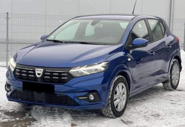 Zils Dacia Sandero 2022 Panevēža, ar dzinēja tilpumu 1.00 L un nobraukumu 25 tūkst. km par 6999 €, foto 1 vietnē AUTOMOTO.COM.LV