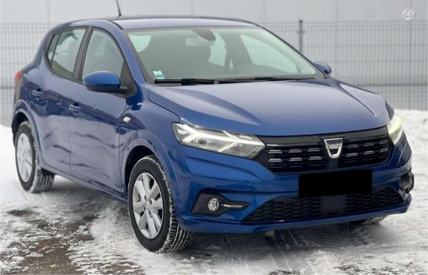 Zils Dacia Sandero 2022 Panevēža, ar dzinēja tilpumu 1.00 L un nobraukumu 25 tūkst. km par 6999 €, foto 2 vietnē AUTOMOTO.COM.LV