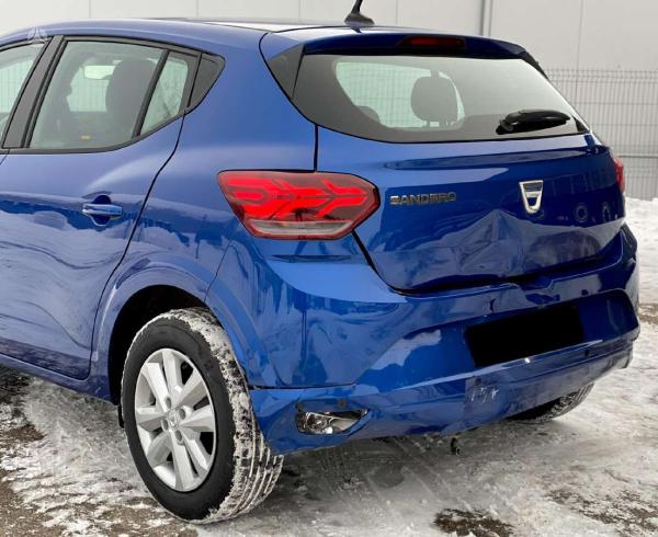 Zils Dacia Sandero 2022 Panevēža, ar dzinēja tilpumu 1.00 L un nobraukumu 25 tūkst. km par 6999 €, foto 9 vietnē AUTOMOTO.COM.LV