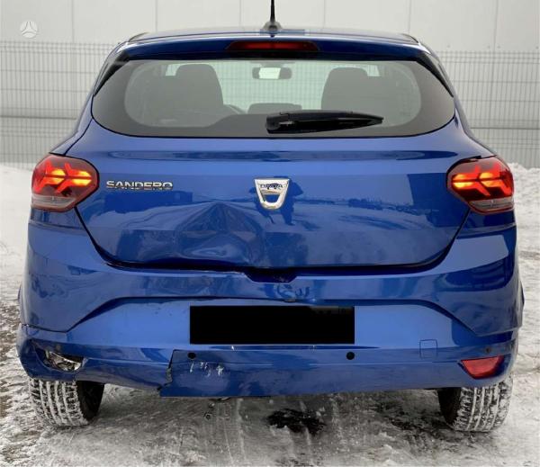 Zils Dacia Sandero 2022 Panevēža, ar dzinēja tilpumu 1.00 L un nobraukumu 25 tūkst. km par 6999 €, foto 10 vietnē AUTOMOTO.COM.LV