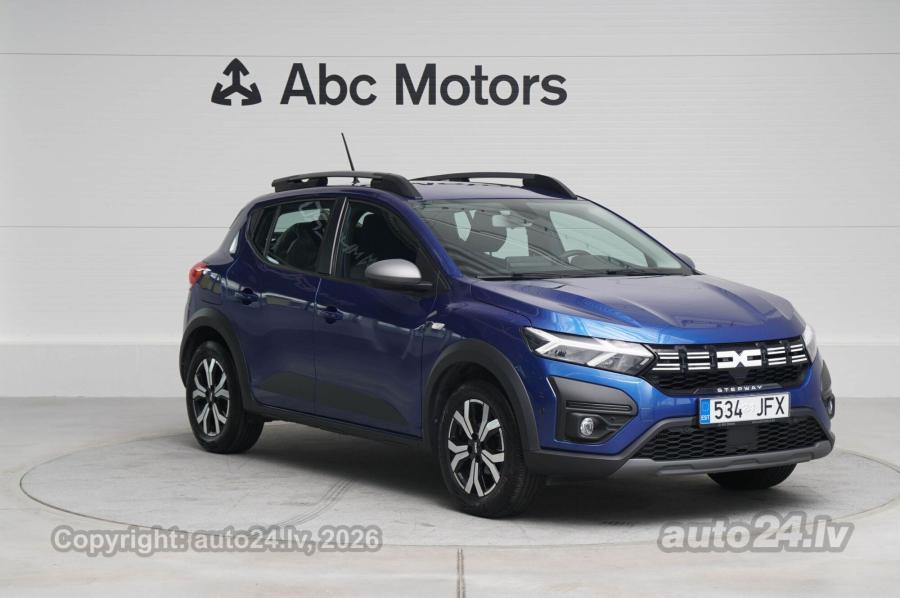 Blue Dacia Sandero 2023 in Tallinn, with an engine capacity of 1.00 L and mileage of 61 thousand km for 11990 €, photo 4 on AUTOMOTO.COM.LV