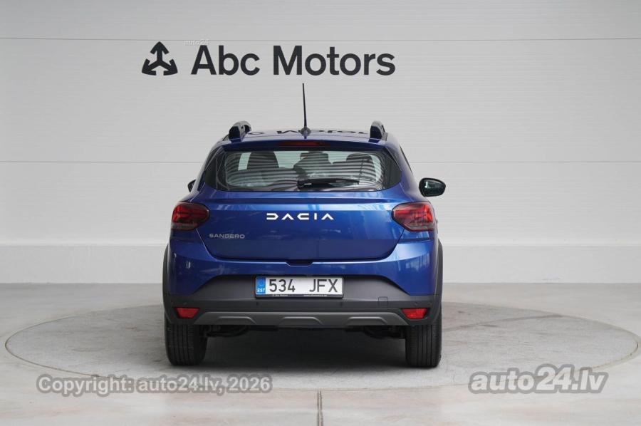 Blue Dacia Sandero 2023 in Tallinn, with an engine capacity of 1.00 L and mileage of 61 thousand km for 11990 €, photo 6 on AUTOMOTO.COM.LV