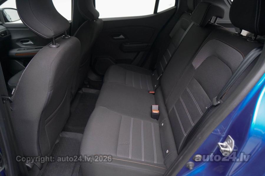 Blue Dacia Sandero 2023 in Tallinn, with an engine capacity of 1.00 L and mileage of 61 thousand km for 11990 €, photo 10 on AUTOMOTO.COM.LV