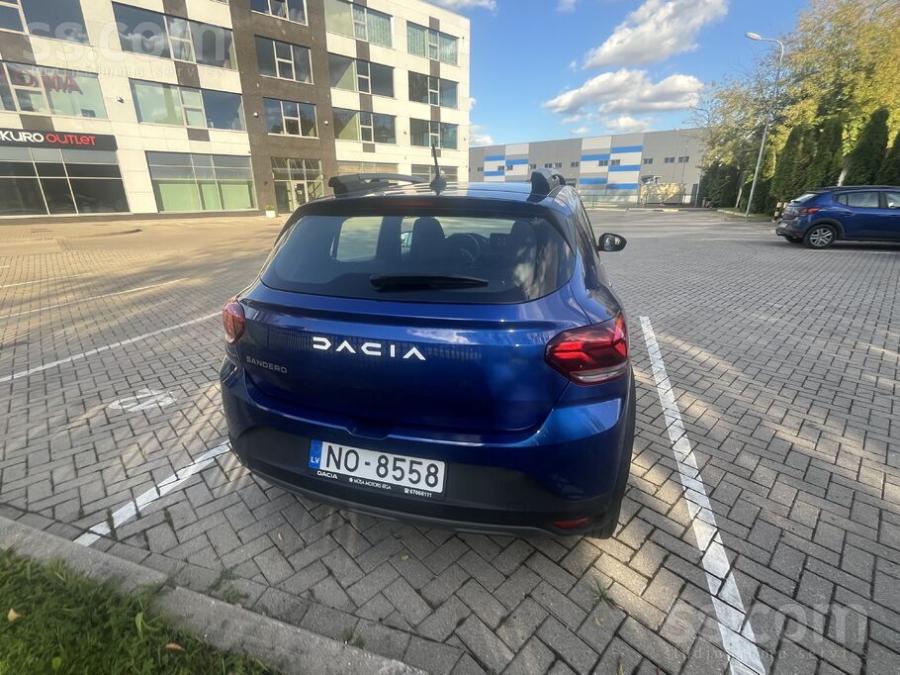 Zils Dacia Sandero 2023 Rīga, ar dzinēja tilpumu 1.00 L un nobraukumu 93 tūkst. km par 11200 €, foto 8 vietnē AUTOMOTO.COM.LV