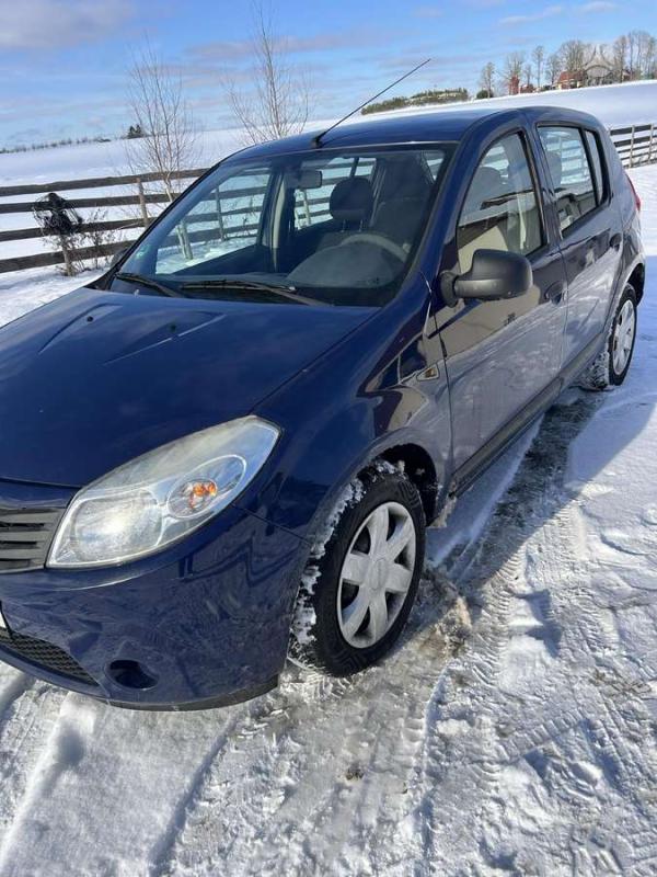 Zils Dacia Sandero 2009 Prienai, ar dzinēja tilpumu 1.40 L un nobraukumu 123 tūkst. km par 1650 €, foto 1 vietnē AUTOMOTO.COM.LV