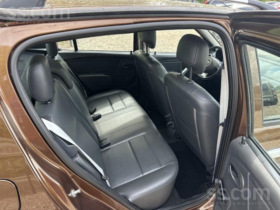 Brūns Dacia Sandero 2012 Cēsis, ar dzinēja tilpumu 1.60 L un nobraukumu 0 tūkst. km par 6200 €, foto 12 vietnē AUTOMOTO.COM.LV
