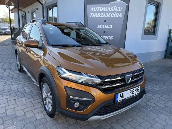 Brown Dacia Sandero 2021 in Talsi, with an engine capacity of 1.00 L and mileage of 93 thousand km for 10800 €, photo 1 on AUTOMOTO.COM.LV