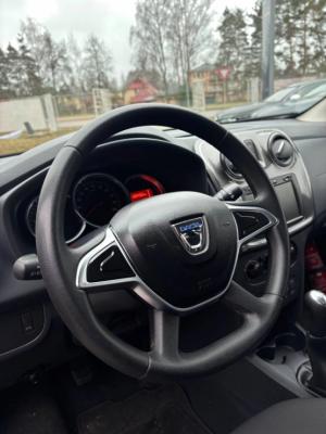Brown Dacia Sandero 2019 in Riga, with an engine capacity of 0.90 L and mileage of 89 thousand km for 8550 €, photo 9 on AUTOMOTO.COM.LV