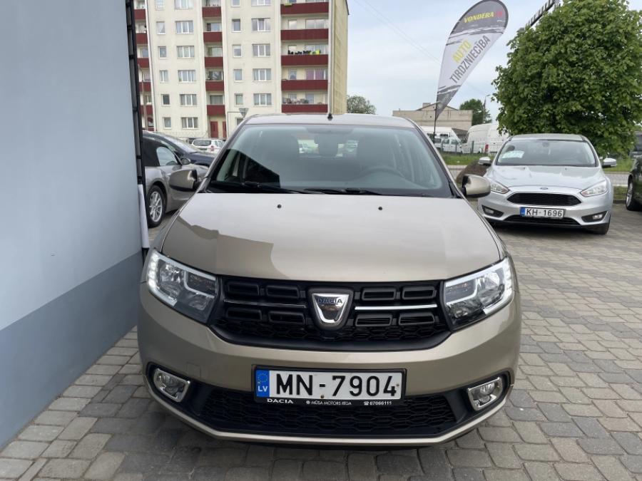 Brown Dacia Sandero 2020 in Riga, with an engine capacity of 0.90 L and mileage of 81 thousand km for 5900 €, photo 8 on AUTOMOTO.COM.LV