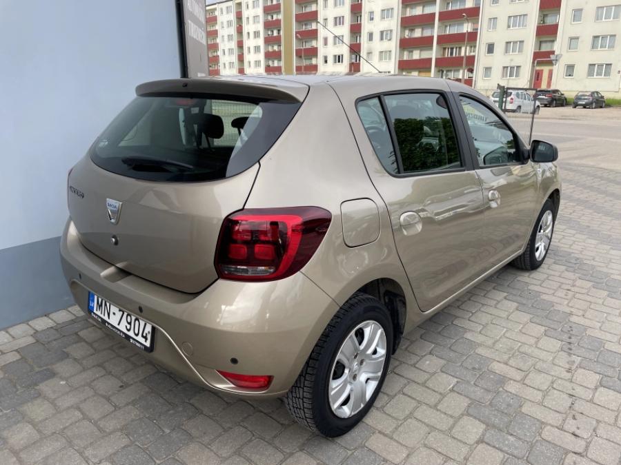 Brown Dacia Sandero 2020 in Riga, with an engine capacity of 0.90 L and mileage of 81 thousand km for 5900 €, photo 10 on AUTOMOTO.COM.LV