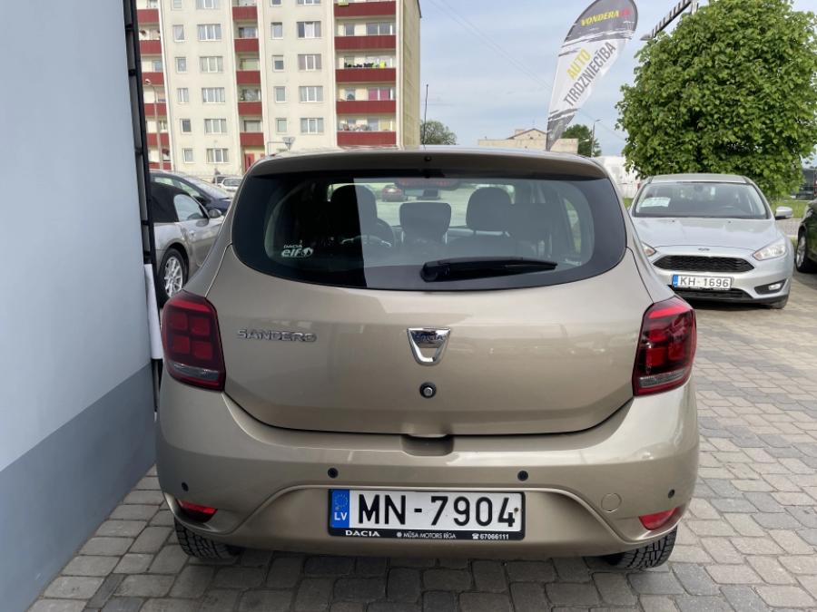 Brown Dacia Sandero 2020 in Riga, with an engine capacity of 0.90 L and mileage of 81 thousand km for 5900 €, photo 29 on AUTOMOTO.COM.LV