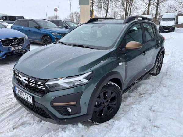 Zaļš Dacia Sandero 2025 Viļņa, ar dzinēja tilpumu 1.00 L un nobraukumu 5 tūkst. km par 16900 €, foto 1 vietnē AUTOMOTO.COM.LV