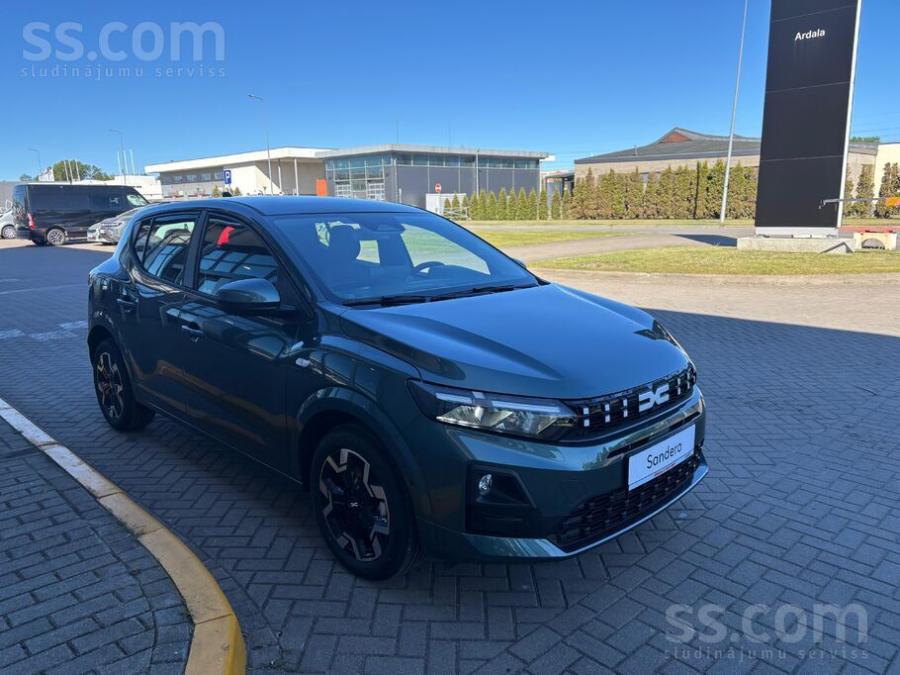 Zaļš Dacia Sandero 2026 Liepāja, ar dzinēja tilpumu 1.20 L un nobraukumu 12 tūkst. km par 17990 €, foto 11 vietnē AUTOMOTO.COM.LV