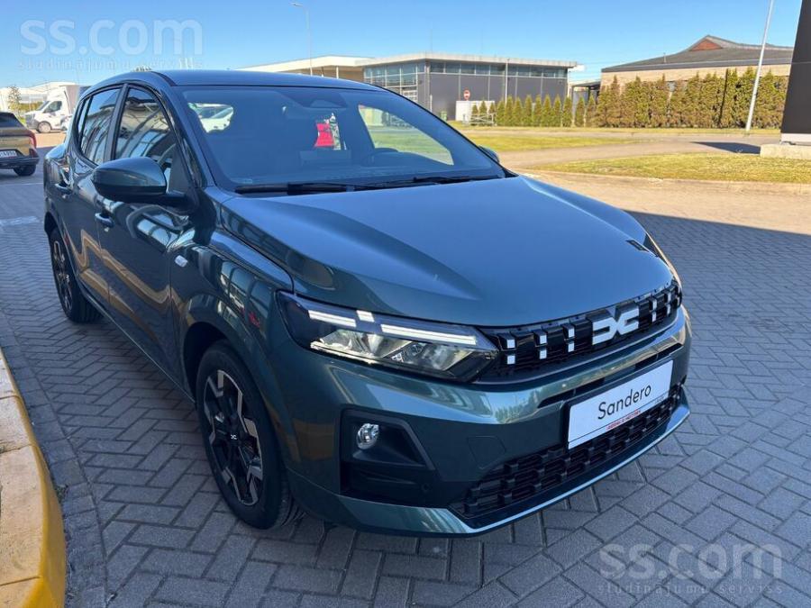 Zaļš Dacia Sandero 2026 Liepāja, ar dzinēja tilpumu 1.20 L un nobraukumu 12 tūkst. km par 17990 €, foto 12 vietnē AUTOMOTO.COM.LV