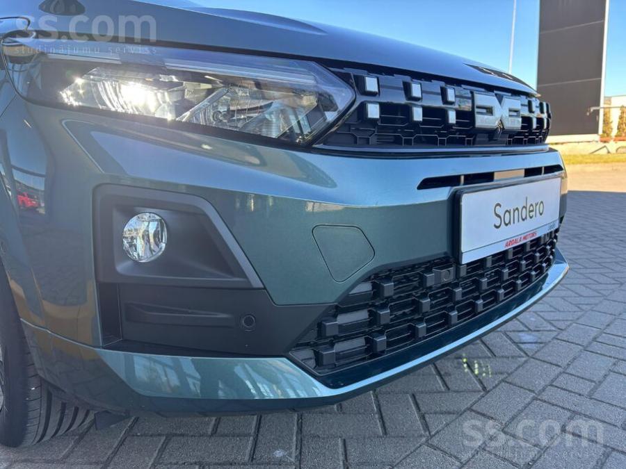 Zaļš Dacia Sandero 2026 Liepāja, ar dzinēja tilpumu 1.20 L un nobraukumu 12 tūkst. km par 17990 €, foto 14 vietnē AUTOMOTO.COM.LV
